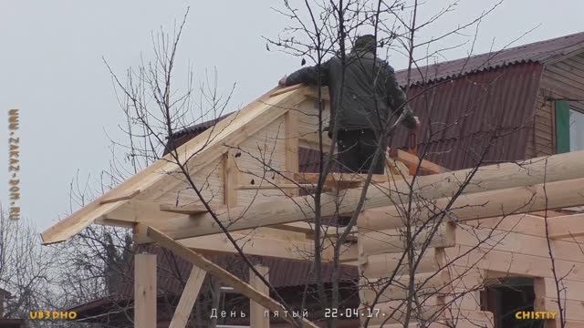 Отзыв и онлайн видео отчёт: заказ одноэтажного дома из профилированного бруса в Московской области