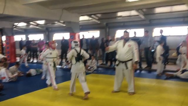 Турнир посвященный 25-летию СК Чемпион 14.10.2018 Петр Рыбас (красный шлем) 2 бой