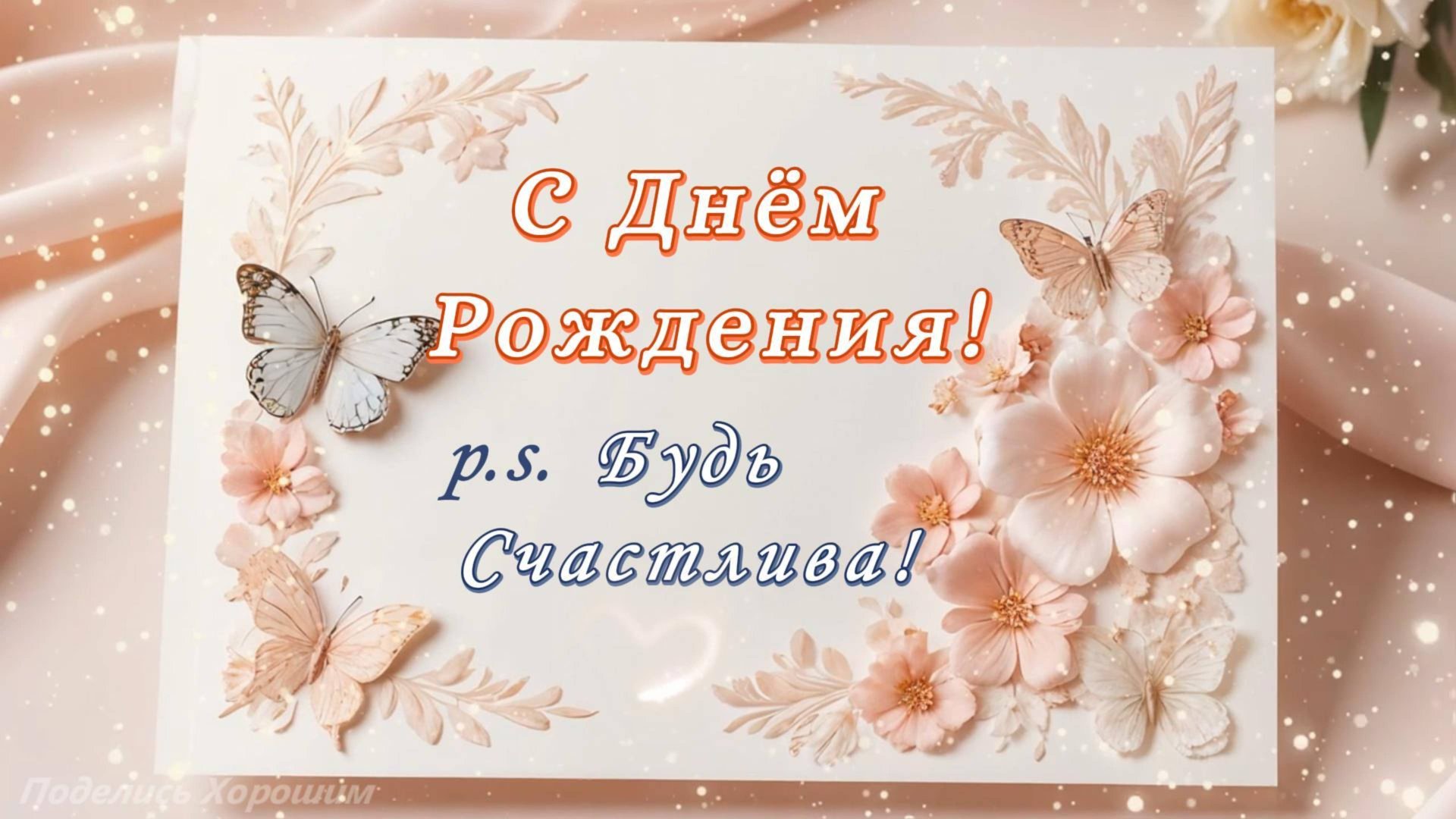 С Днём Рождения, Любимая Подруга!