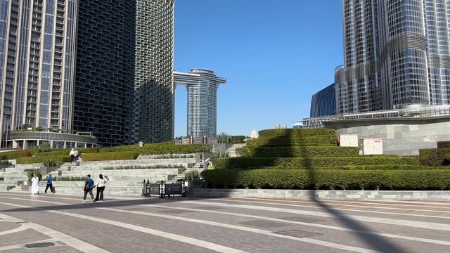 Дубай🇦🇪[4К] Дубай Центр Города. Пешие прогулки по городу Дубай.