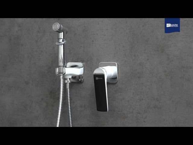 Смеситель Lemark Allegro LM5920CW с гигиеническим душем, встраиваемый