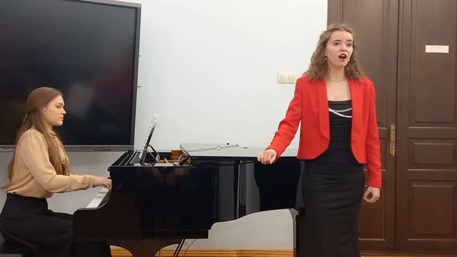 Гендель, Ария Альмиры из оперы ''Ринальдо'' -поёт Даша Васильева, концертмейстер Софья Сковородова