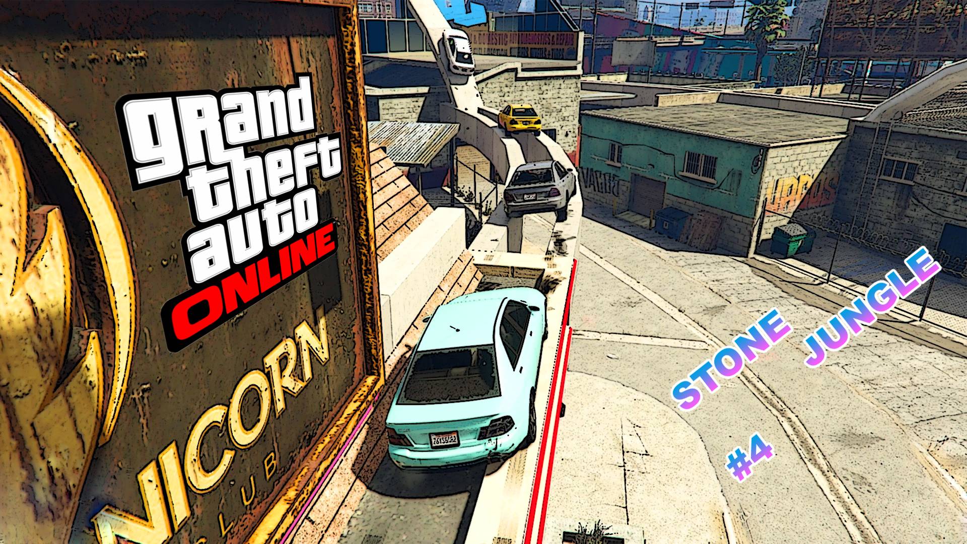 Серия паркуров stone jungle продолжается, теперь #4 в GTA V OnLine