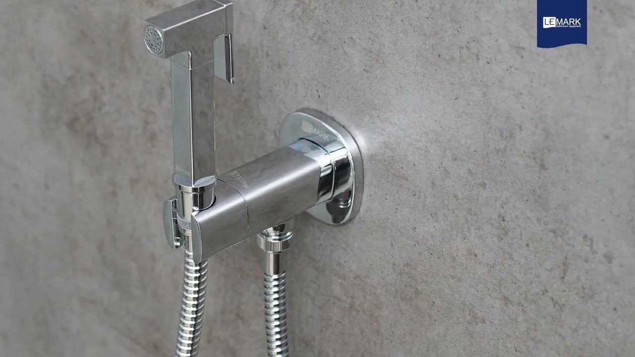 Смеситель Lemark Solo LM7172C с гигиеническим душем, встраиваемый