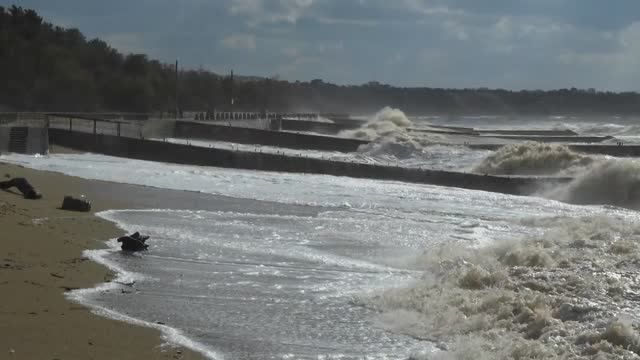 Шторм Любимовка Учкуевка Севастополь