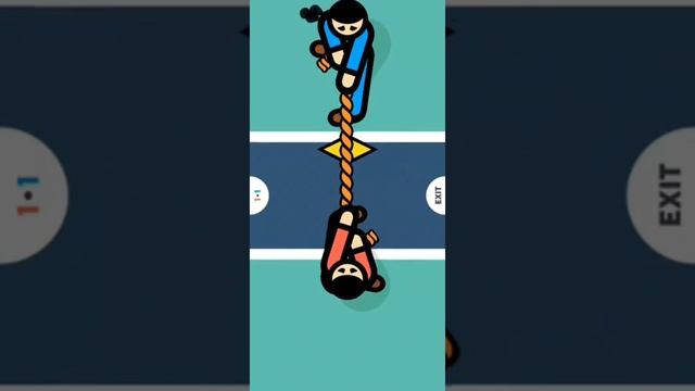 игры на двоих с бычонком финал перетягивание каната и волчки