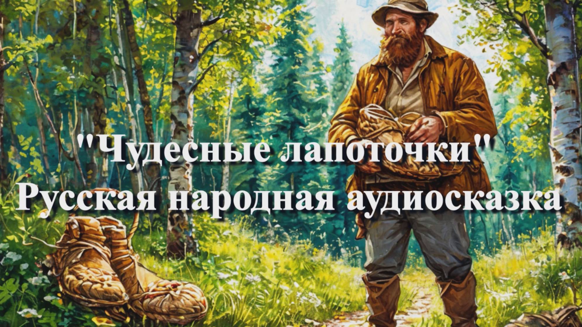 Чудесные лапоточки — русская народная аудиосказка