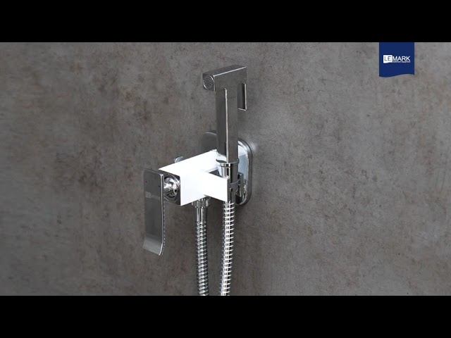 Смеситель Lemark Contest LM5820CW с гигиеническим душем, встраиваемый