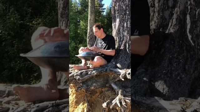 Ravvast Hijaz A. На пляже в Лососином. #карелия #handpan #ravvastdrum
