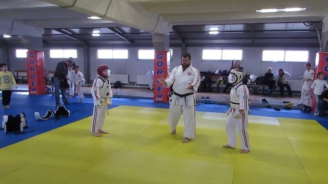 Турнир на призы СК Чемпион 23.10.2016 Петр Рыбас  (красный шлем) 3 бой