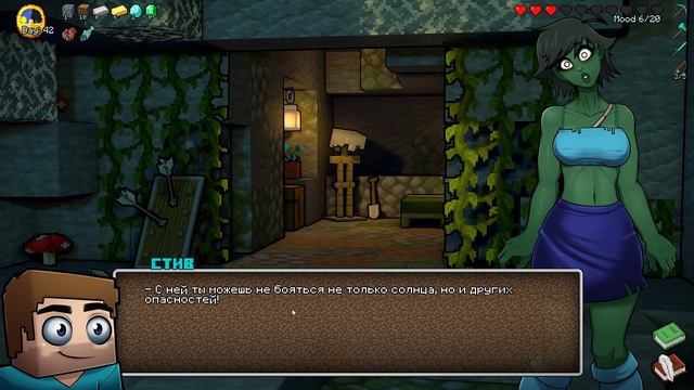 HornyCraft №4 Прохождение на русском без комментариев