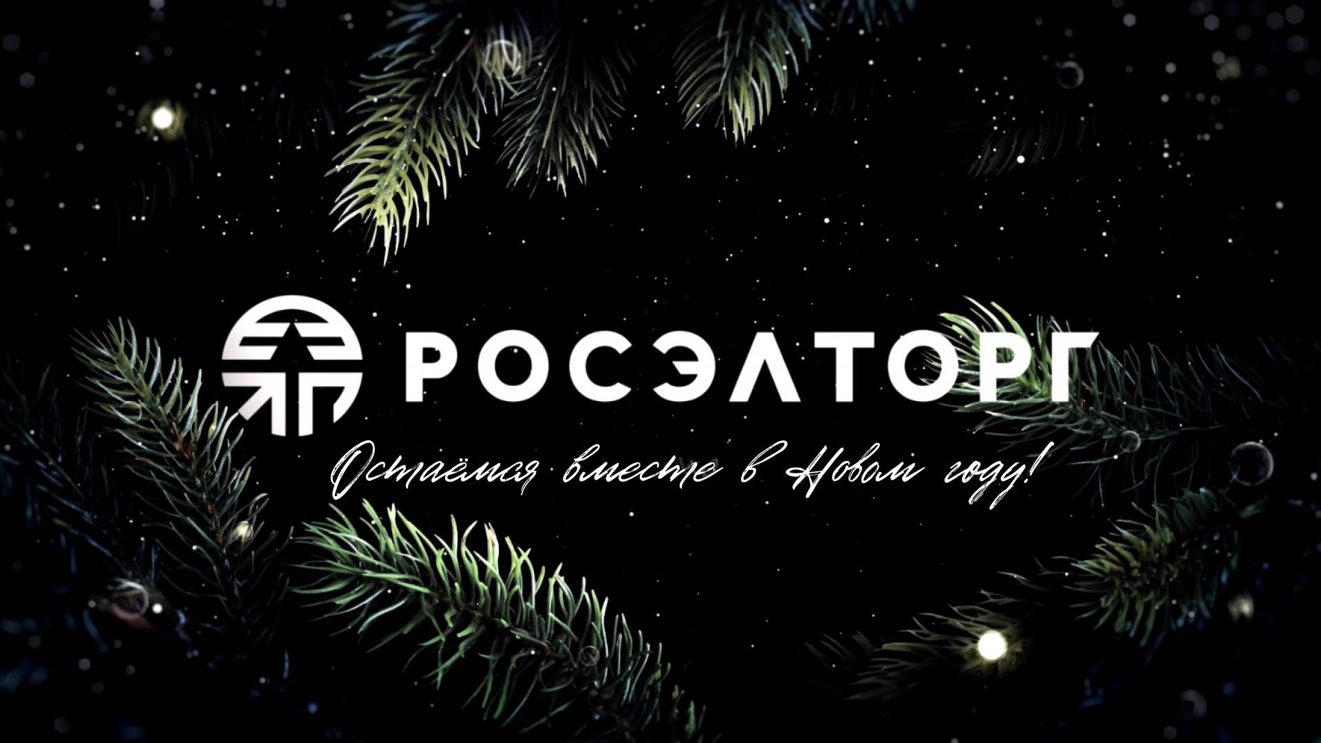 Росэлторг: остаёмся вместе в Новом году