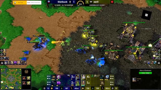 WC3 _ LB Round 1 _ [RDM] Starbuck vs Eer0 [UD] _ Warcraft 3 All-Star League - Q Qiang Cup - Season 2