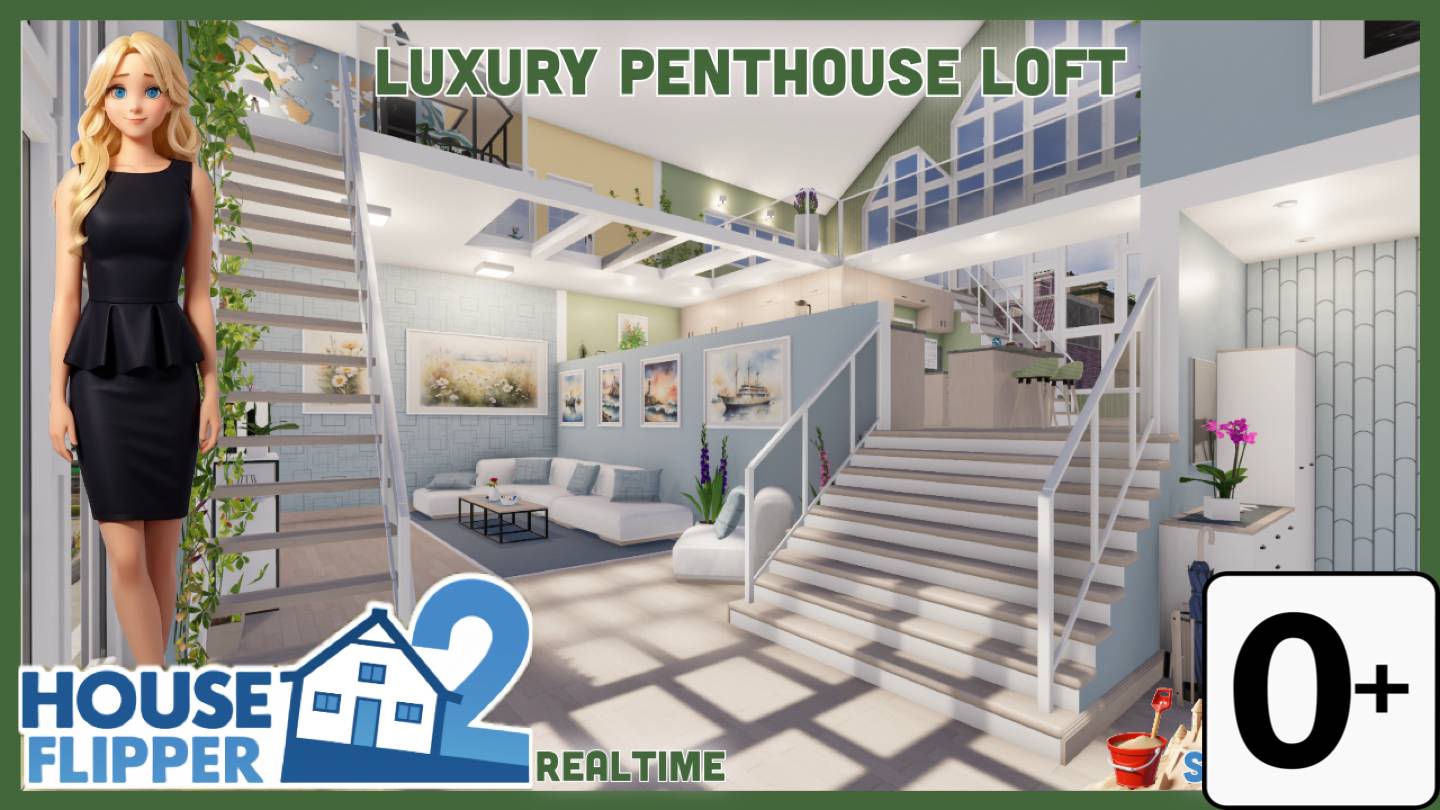 Хаус Флиппер 2 - Английский - House Flipper 2 - Luxury Penthouse - Realtime