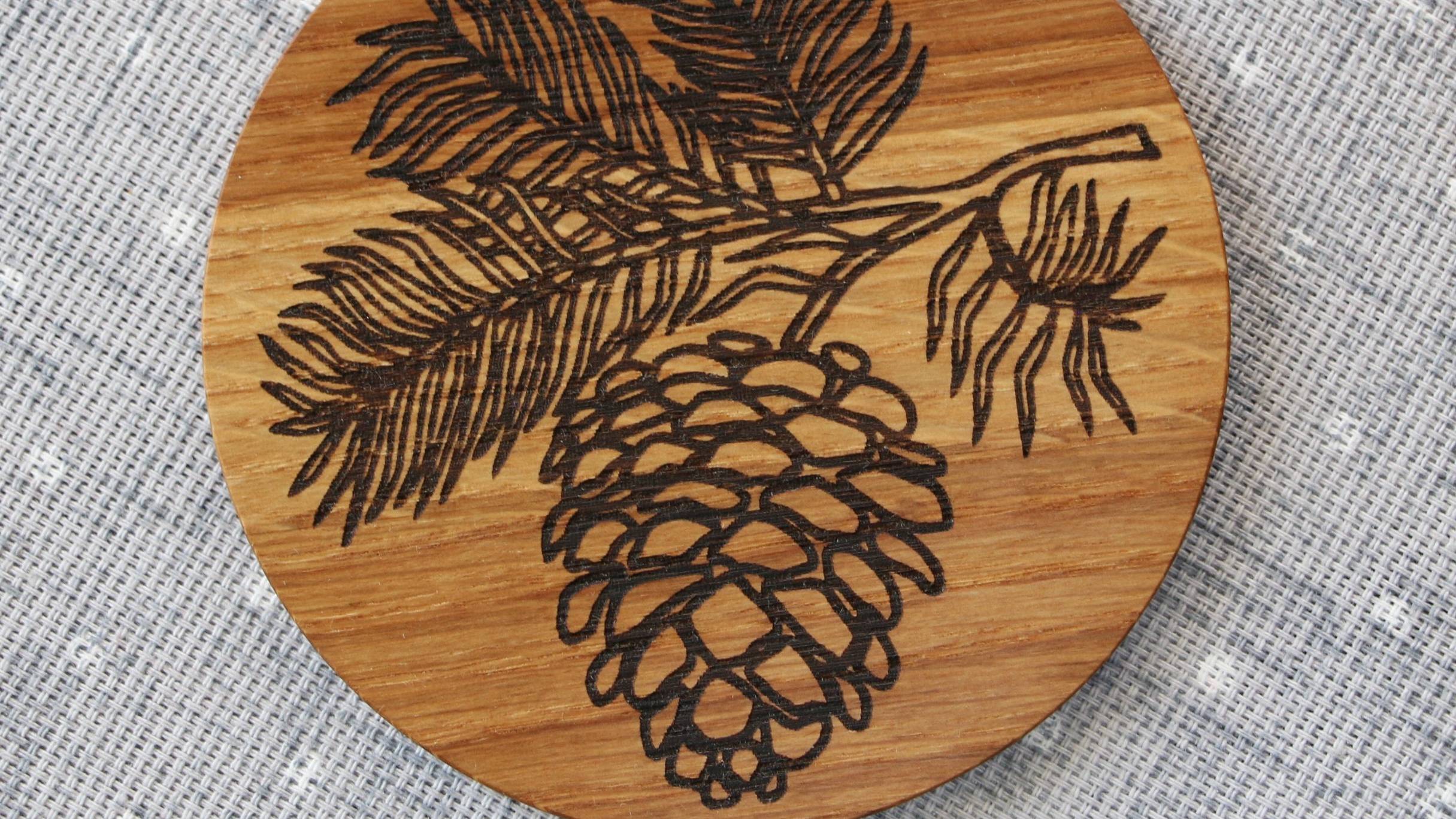 Набор подставок "Шишки"