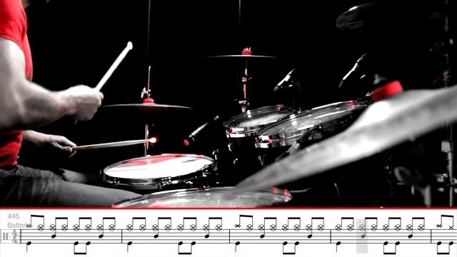 Coldplay - Yellow - Drum Cover - (with scrolling drum score)