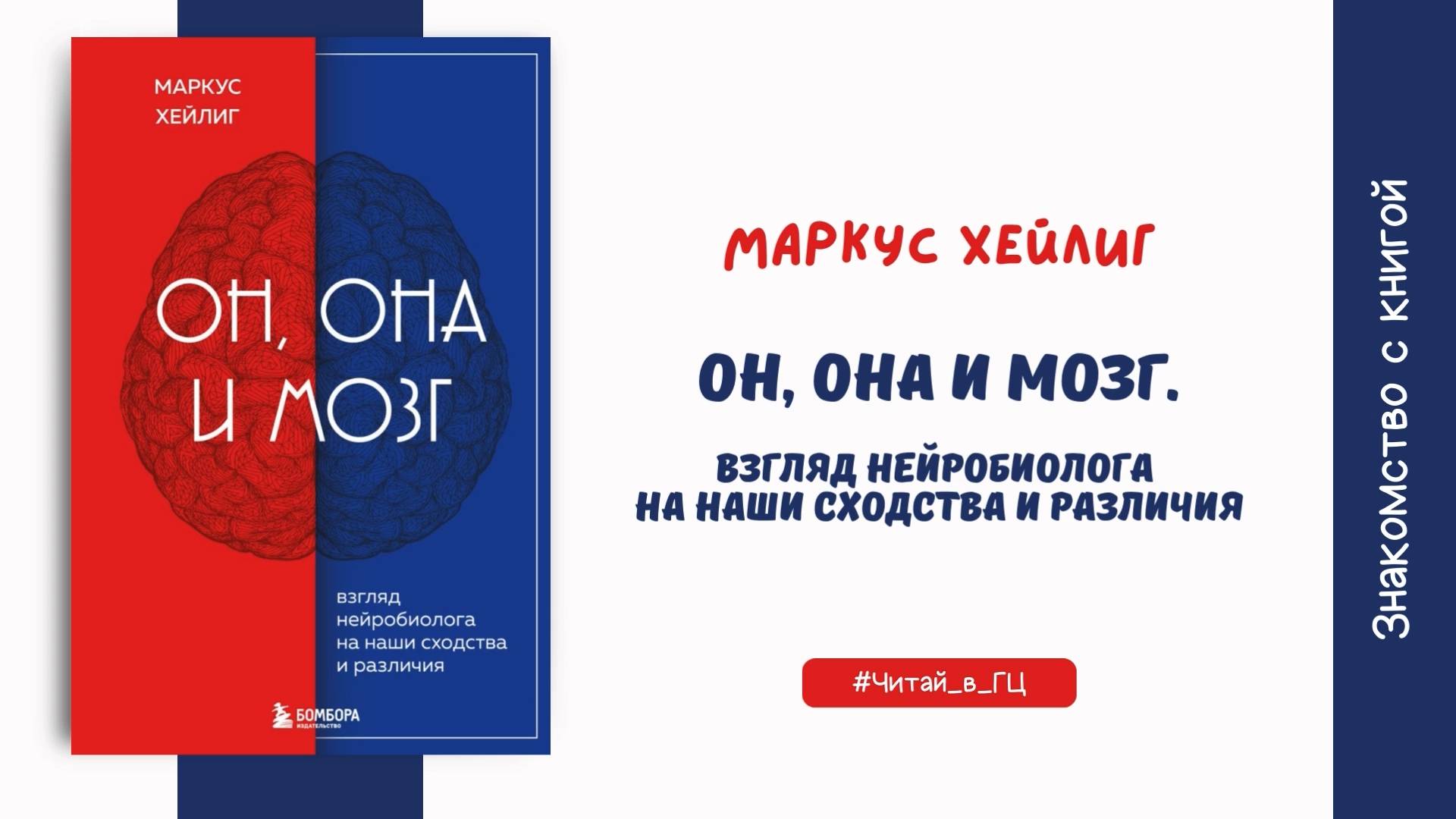 Знакомство с книгой Маркуса Хейлига «Он, она и мозг»