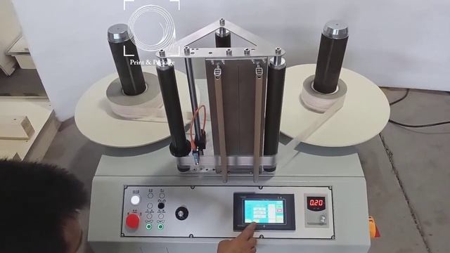 Оборудование для перемотки и счета этикеток в пневмовалами