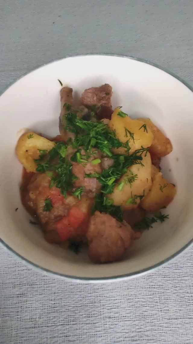 Картошка в казане