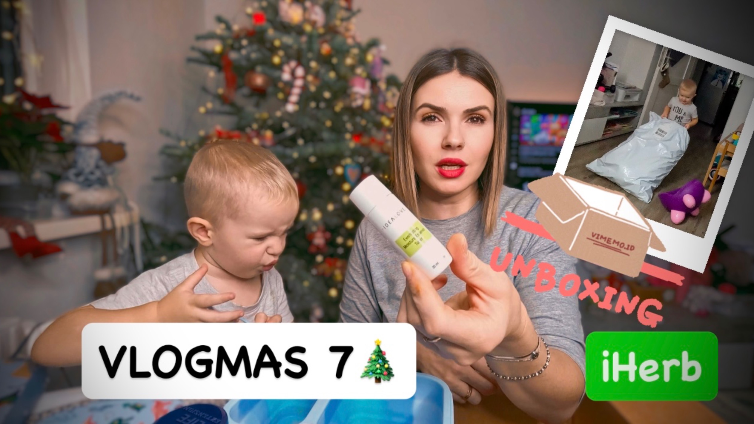 ВЛОГМАС 7🎄: много посылок 📦 iHerb / khujo / овсянка за 500€ 😮