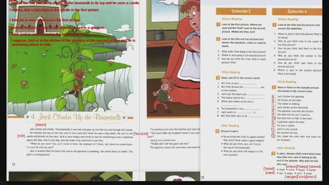 Spotlight Джек и бобовое зернышко Jack and the Beanstalk 4 глава,чтение и перевод,выполнение задани