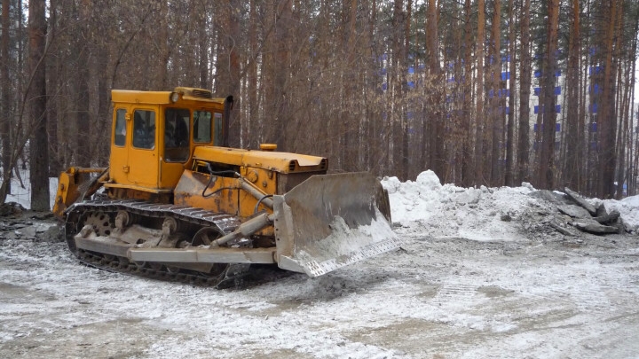 Т-170 в работе.