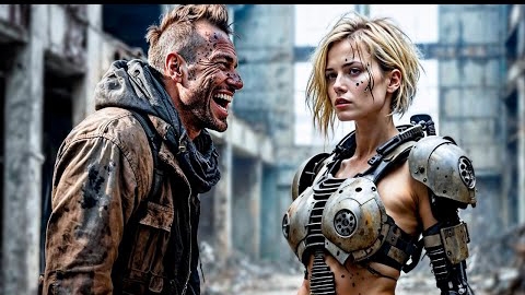 В 2035 году все технологии уничтожены,кроме этой девушки -робота, и мужчина решает активировать её