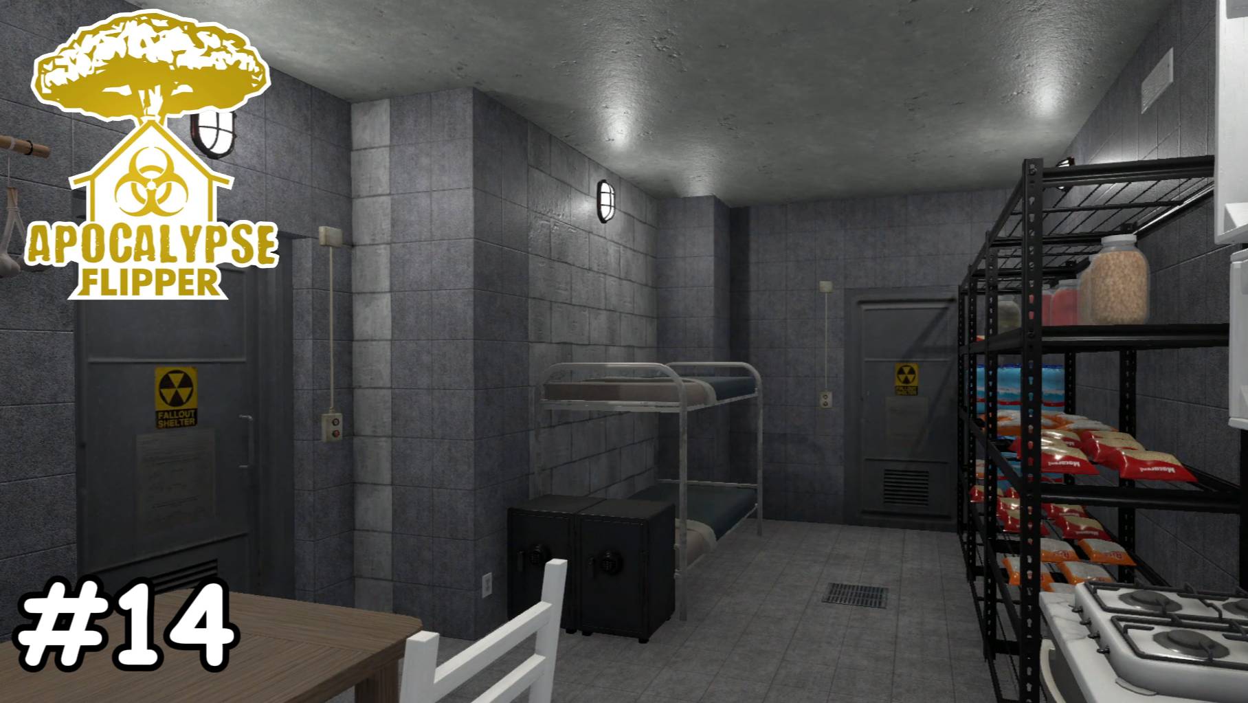 СПИДРАН БО БУНКЕРАМ | House Flipper: Apocalypse Flipper | #14