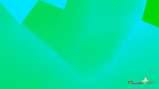 Абстрактный футаж на зелёном фоне .   mp4