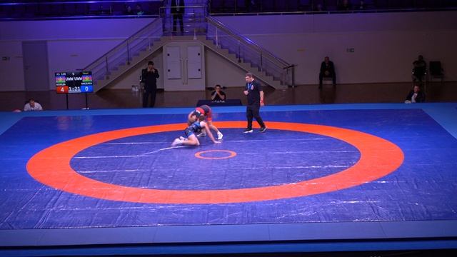 Кубок ЗСК,вольная борьба, 52 кг. Финал Тимофей Жеведь (Тимашевский р-н)-Савелий Киселёв (Анапа)