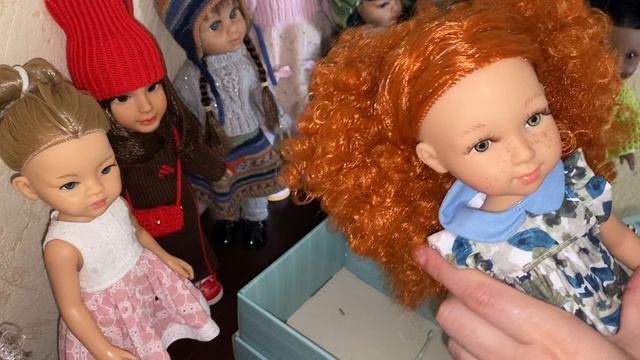 Новогодние подарки. Часть 1. Куклы Рейна дель Норте, Вестида де Озул, Клео.