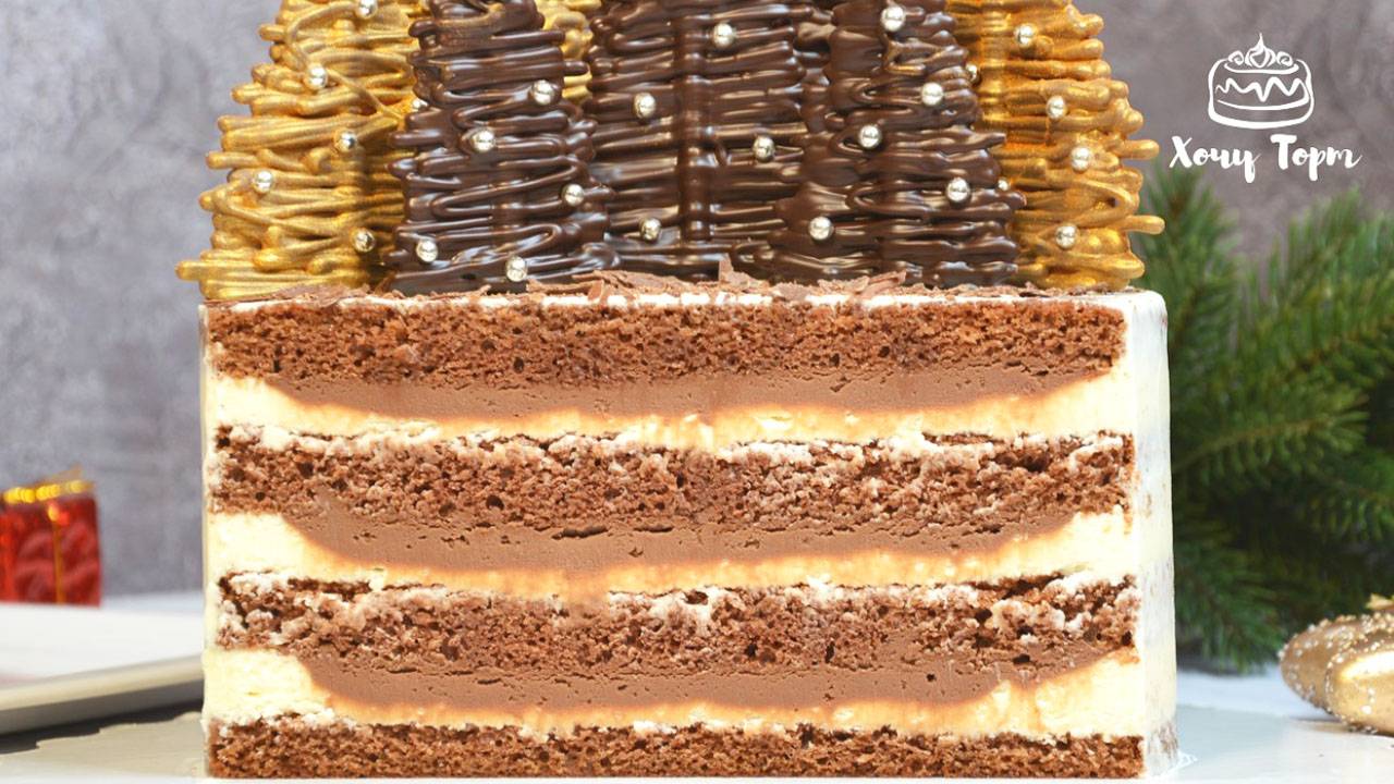 Торт на Новый год «ВОЛШЕБНЫЙ ЛЕС» 🎄 Понравится и взрослым, и детям! 🎄