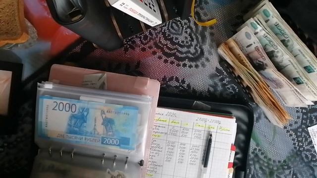 Распределение по конвертам 27000р.