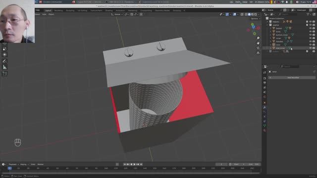 Дизайн стиральной машины [Washing machine design] - blender3d