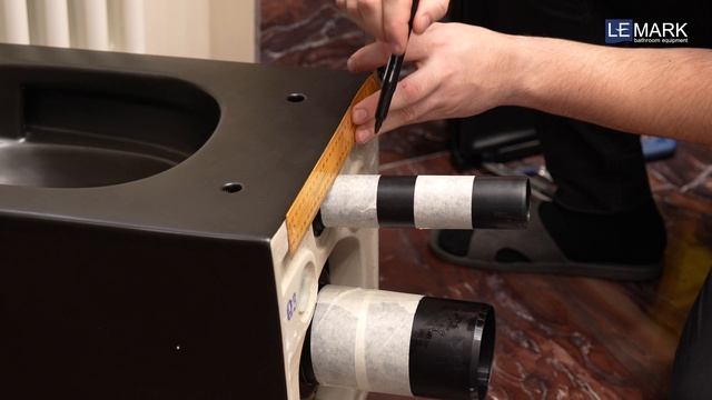 Монтаж подвесного унитаза LEMARK