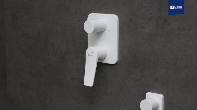 Смесители Lemark Bronx для ванны и душа встраиваемые LM3722MW LM3729MW