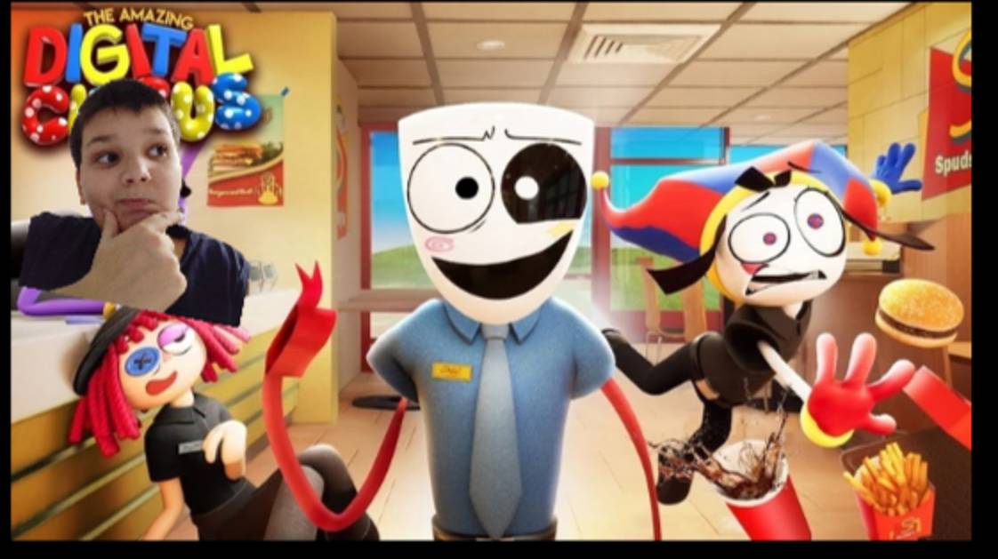 Теперь я работаю в Макдональдсе!!!Реакция на GLITCH