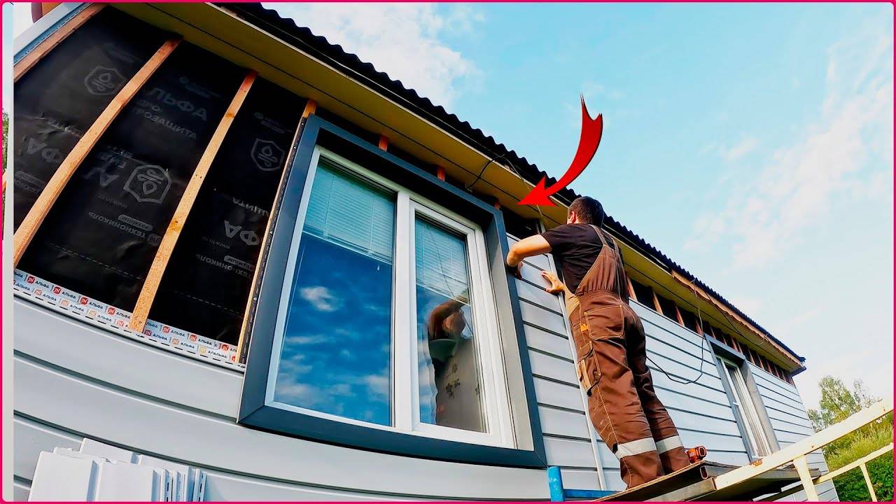 Монтирую сайдинг своими руками, делаю канадский фасад