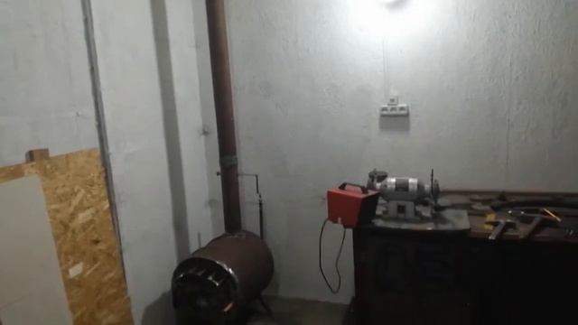Супер Печь из бочки 100% КПД  Печка длительного горения для отопления гаража.Бюджетная печь Буржуйка