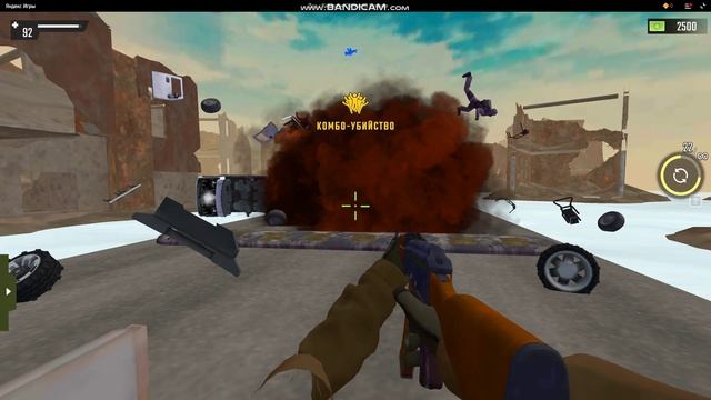 проба игры "дед с калашом" на Яндекс играх