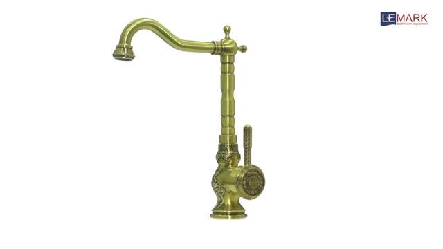 Смеситель для кухни c поворотным изливом LEMARK JASMINE LM6645B