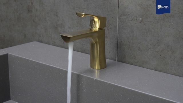 Смеситель Lemark Ursus LM7206BG для раковины монолитный