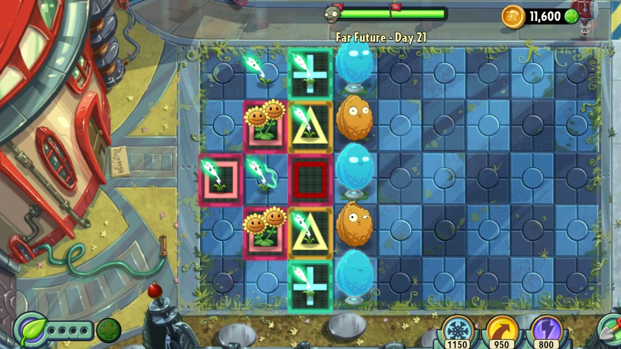 День 21 Далекое будущее (Far Future)/ Растения против Зомби 2