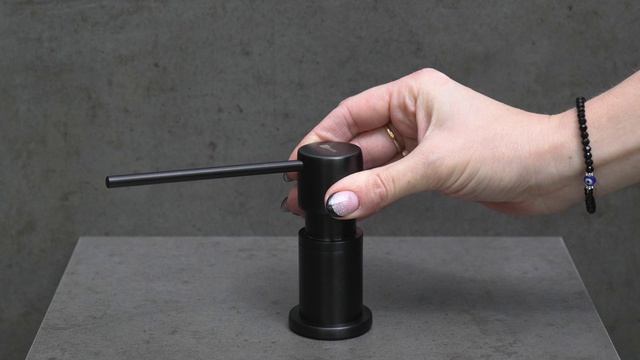 Дозатор для жидких моющих средств Lemark LM8203BLN