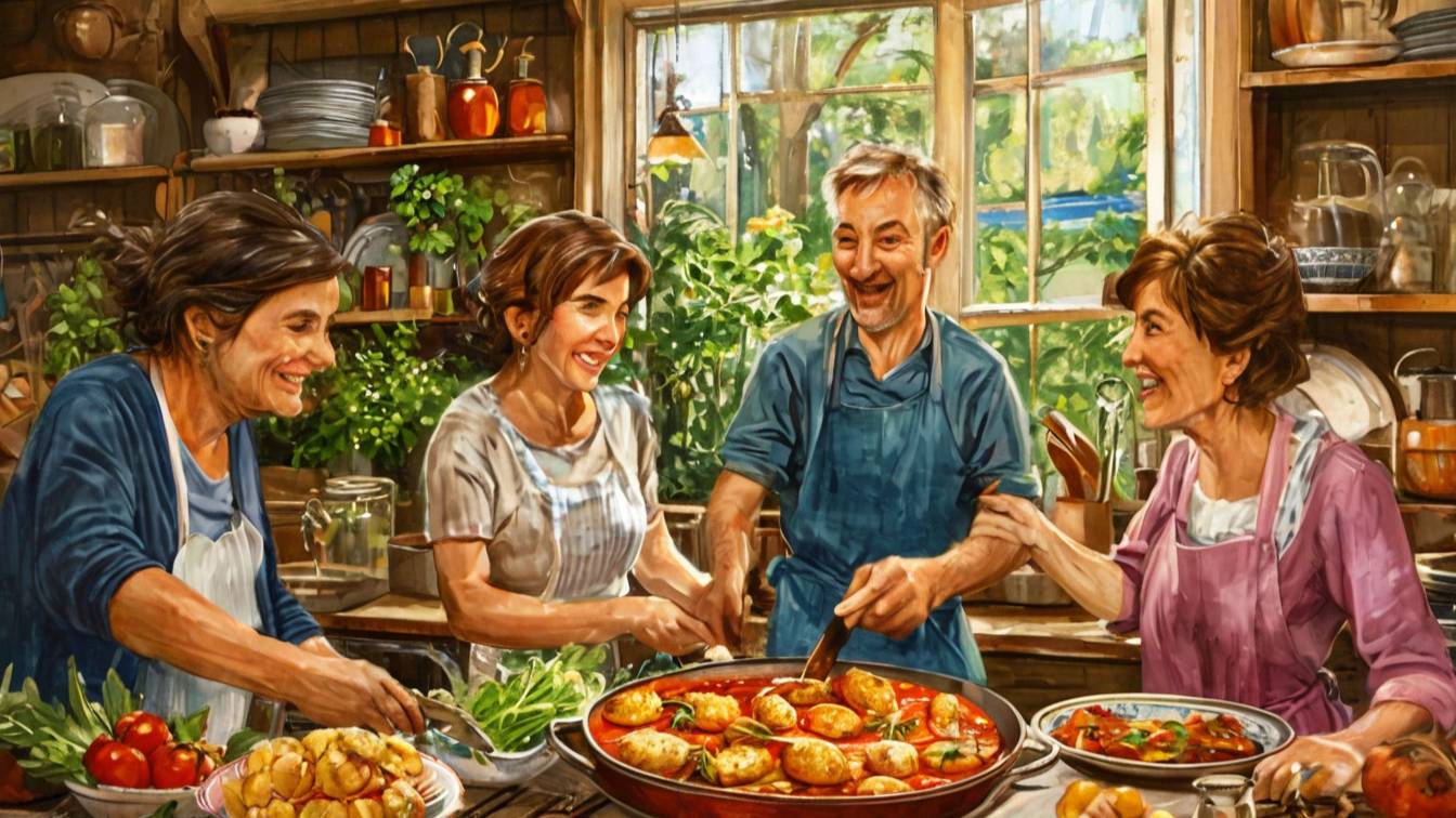 Соседи ломятся в гости на аромат овощного соте с курицей!