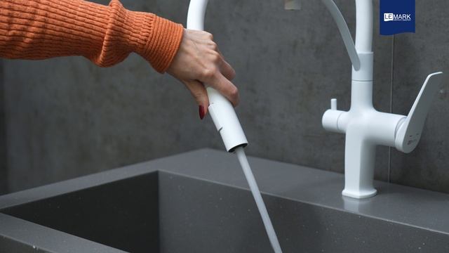 Смеситель Lemark Bronx LM3761MW для кухни с подключением к фильтру с питьевой водой