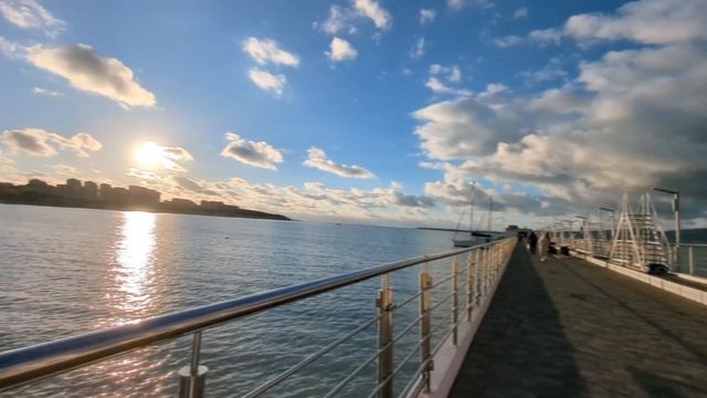 Геленджик зимой! Ёлка у здания Администрации, центральный пирс, рыбаки, Горыныч, море, 19.12.24