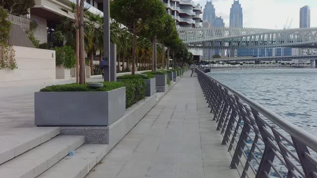 ОАЭ, Дубай, Прогулка по городу, Дубай Молл Аквариум, Вечерний Дубай