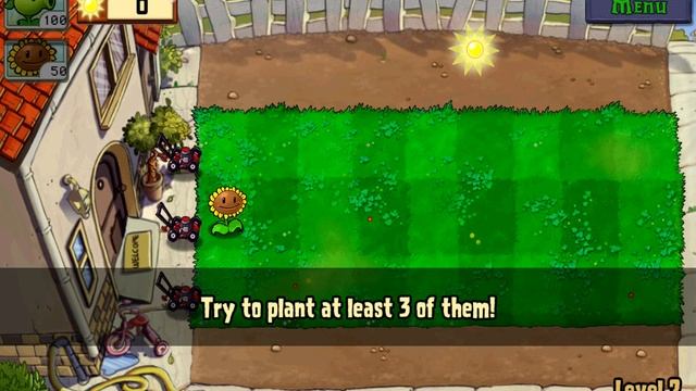 Я играю в растения против зомби