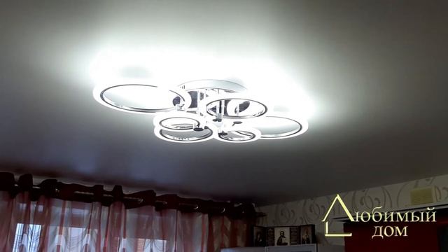 Натяжные потолки Ярославль в Ярославле Контурная подсветка Квартира Отзыв